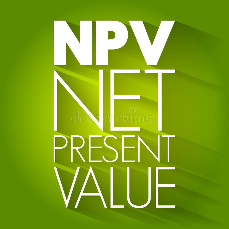 Net Present Value Stock Illustrations – 113 Net Present Value Stock ...