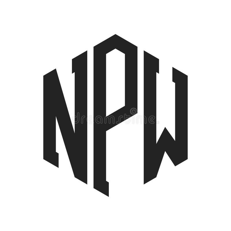 NPW Logo Design. Initial Letter NPW Monogram Logo Using Hexagon Shape ...