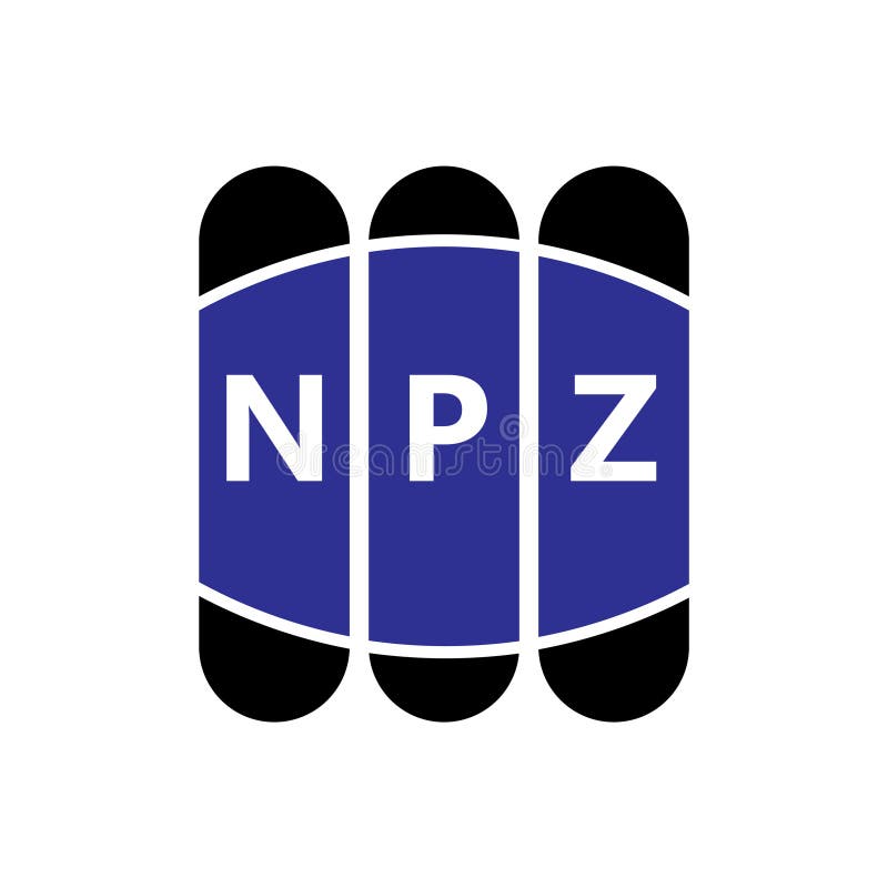 NPZ Letter Logo Design on White Background. Creative Modern NPZ Letter ...