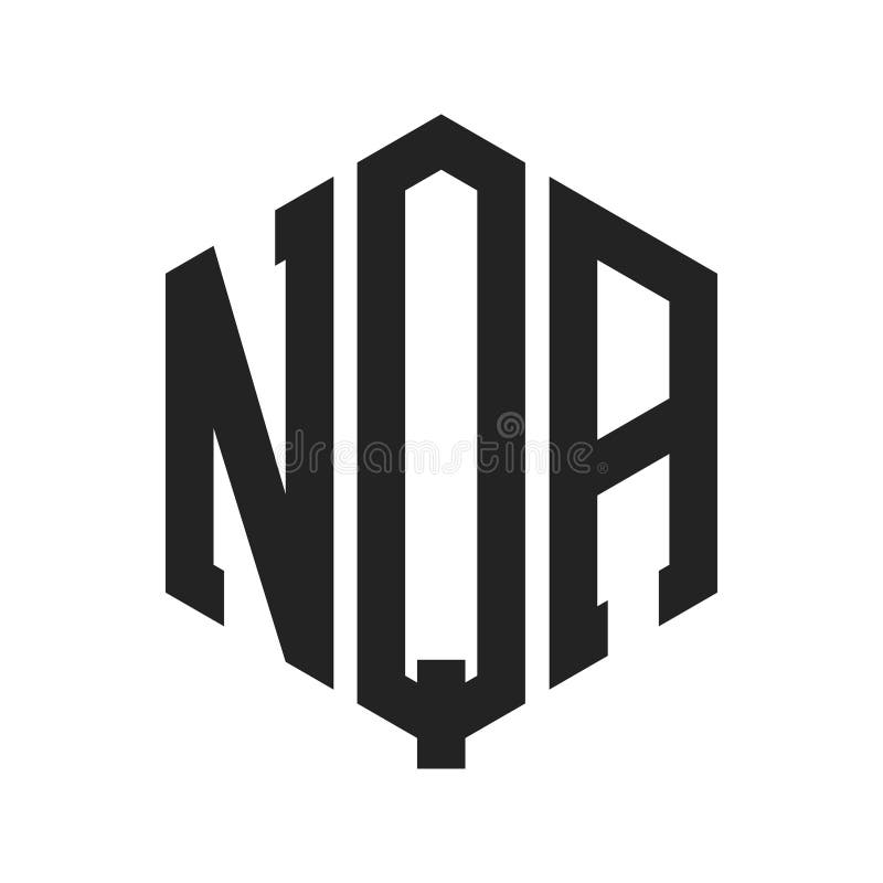 NQA Logo Design. Initial Letter NQA Monogram Logo Using Hexagon Shape ...
