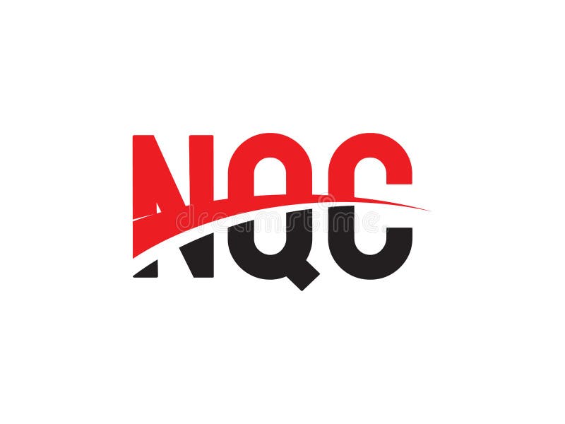 NQC Letter Initial Logo Design Vector Illustration Stock Vector ...