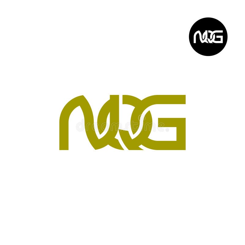 NQG Logo Letter Monogram Design Initials Stock Vector - Illustration of exclusive, company ...