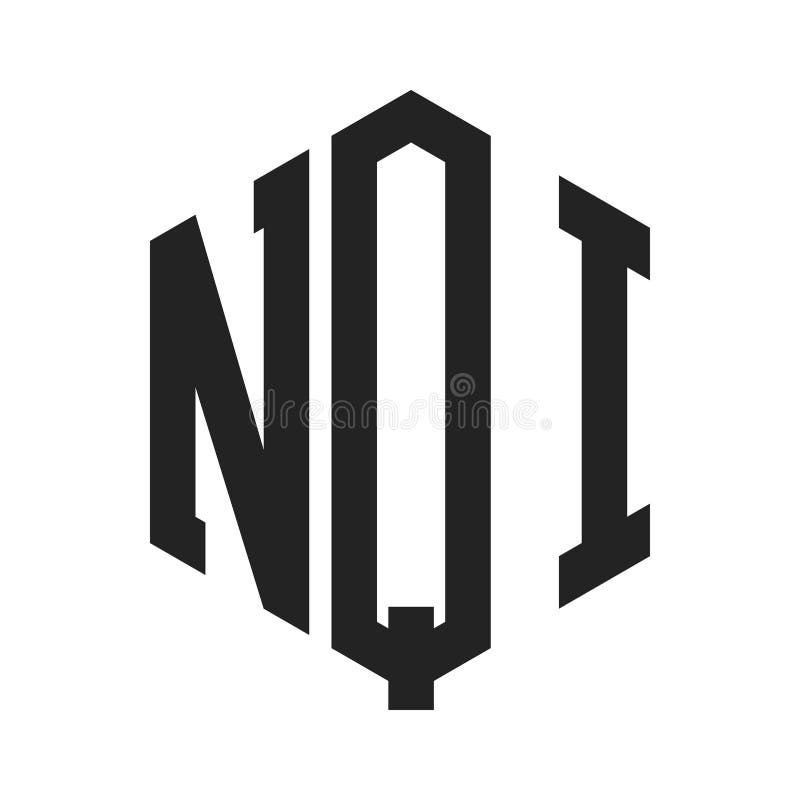 NQI Logo Design. Initial Letter NQI Monogram Logo Using Hexagon Shape ...