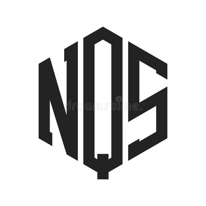 NQS Logo Design. Initial Letter NQS Monogram Logo Using Hexagon Shape ...