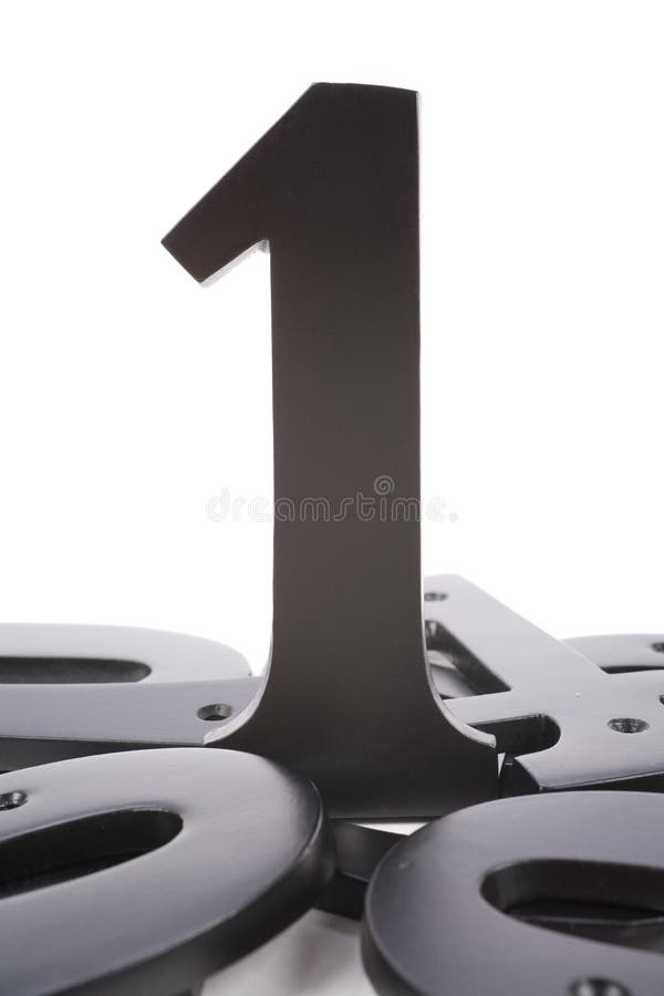 Nr. 1 stockbild. Bild von symbol, zahl, acht, zahlen, fünf - 6427039