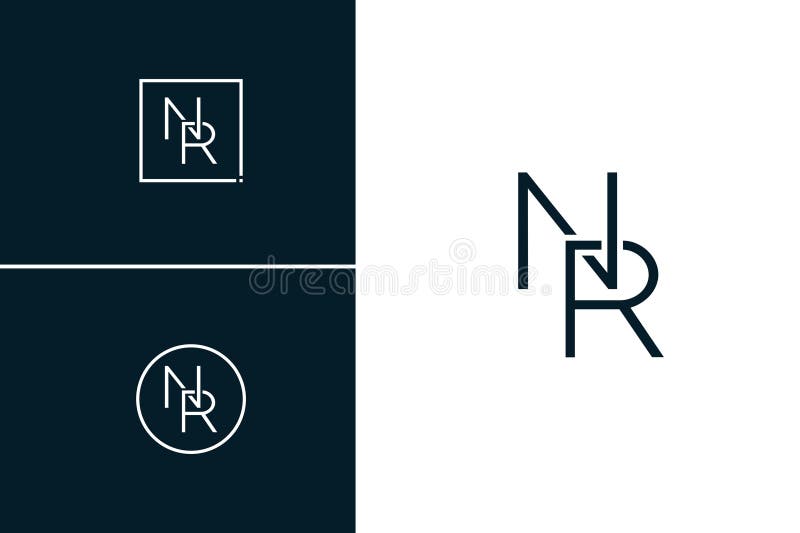 NR Minimal Vector Logo - Simple Business Logo for Monogram N and R ...