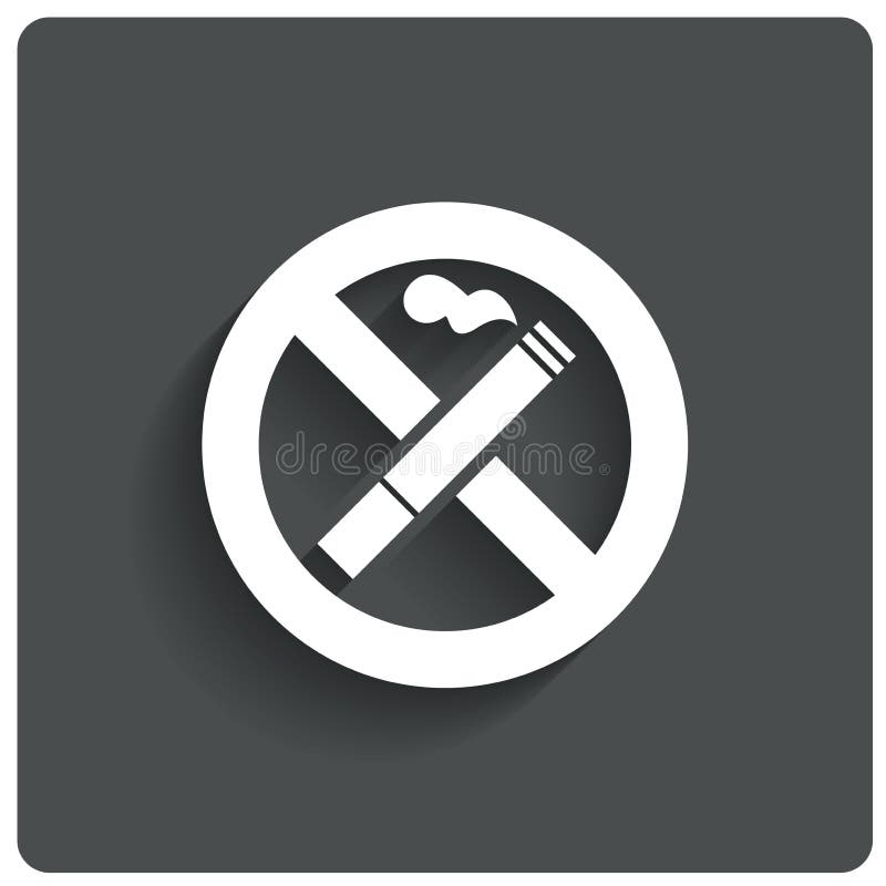 Nr - Rokend Teken. Geen Rookpictogram. Einde Het Roken Stock ...