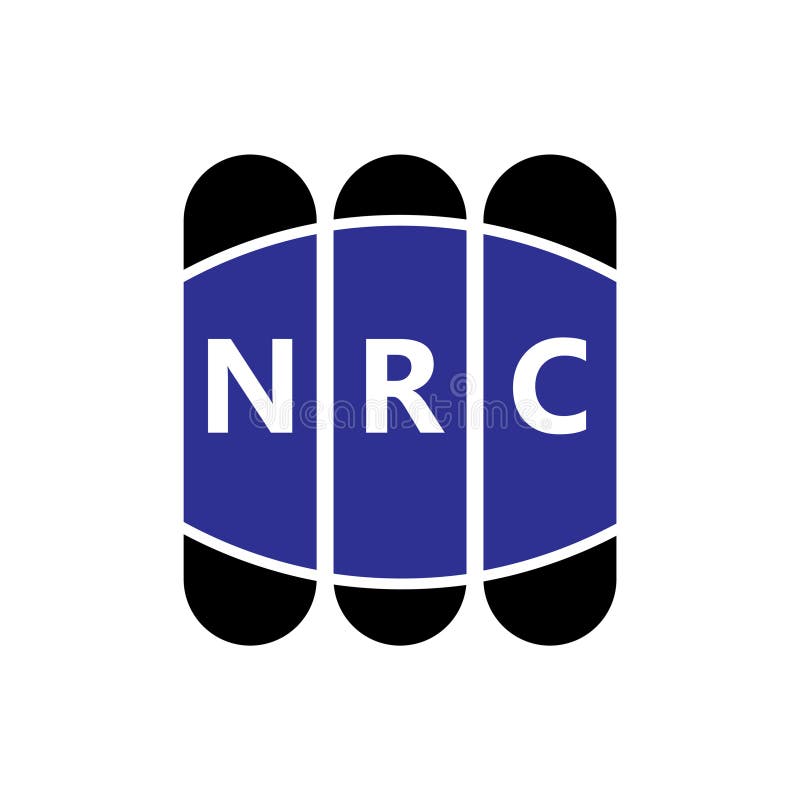 NRC Letter Logo Design on White Background. Creative Modern NRC Letter ...