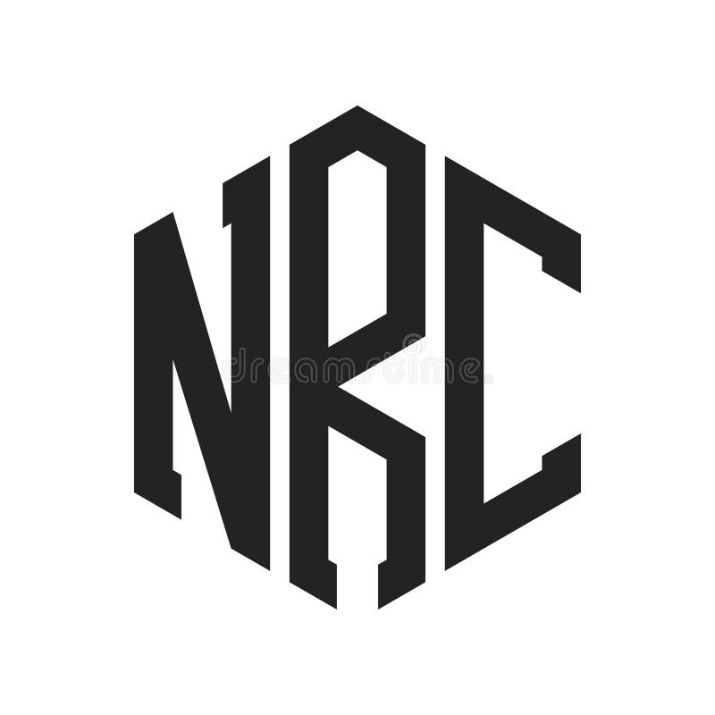 NRC Logo Design. Initial Letter NRC Monogram Logo Using Hexagon Shape ...