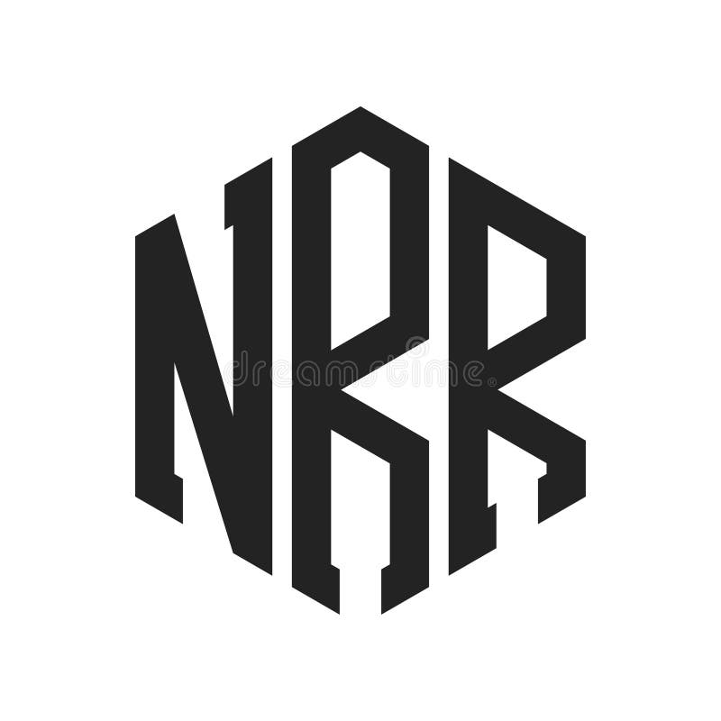 NRR Logo Design. Initial Letter NRR Monogram Logo Using Hexagon Shape ...