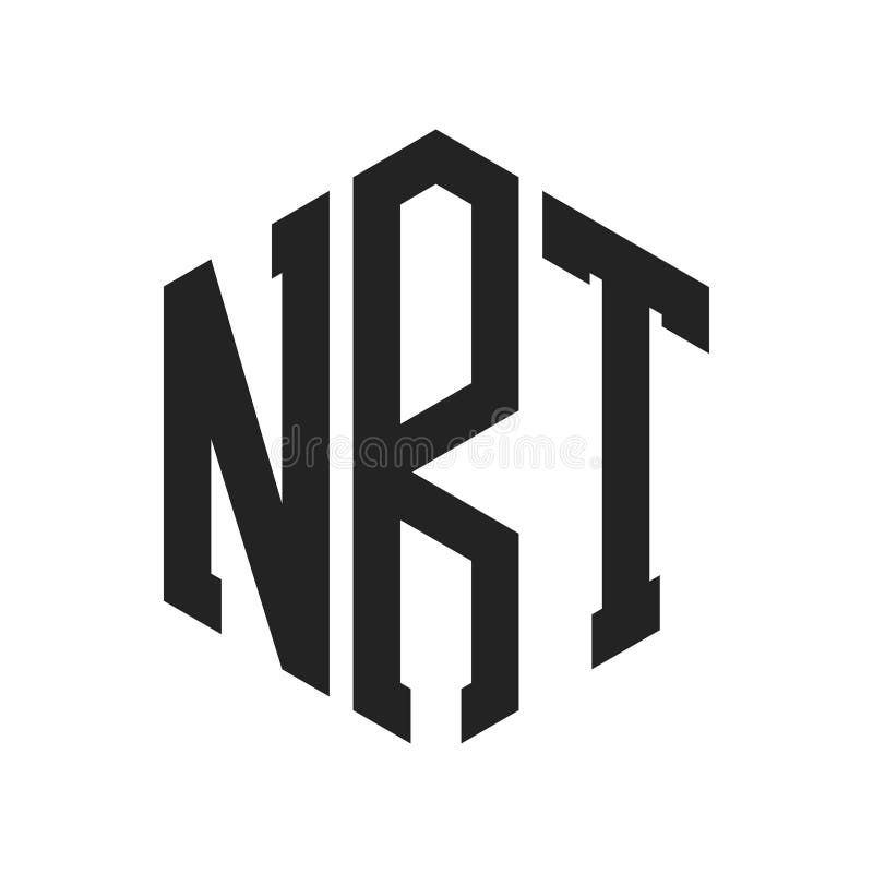 NRT Logo Design. Initial Letter NRT Monogram Logo Using Hexagon Shape ...