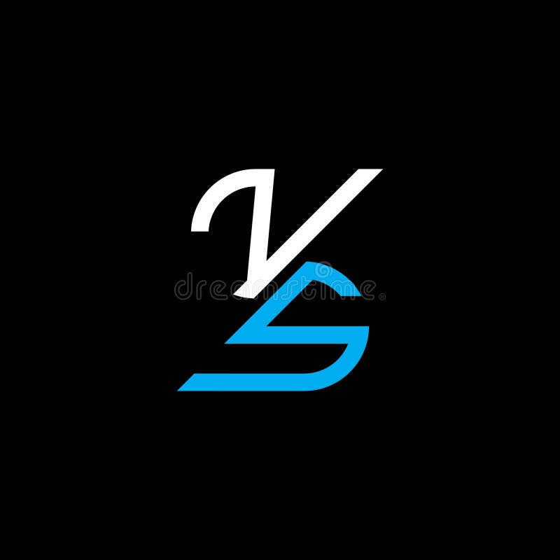 NS Letter Logo Creative Design with Vector Graphic, Stock Vector ...