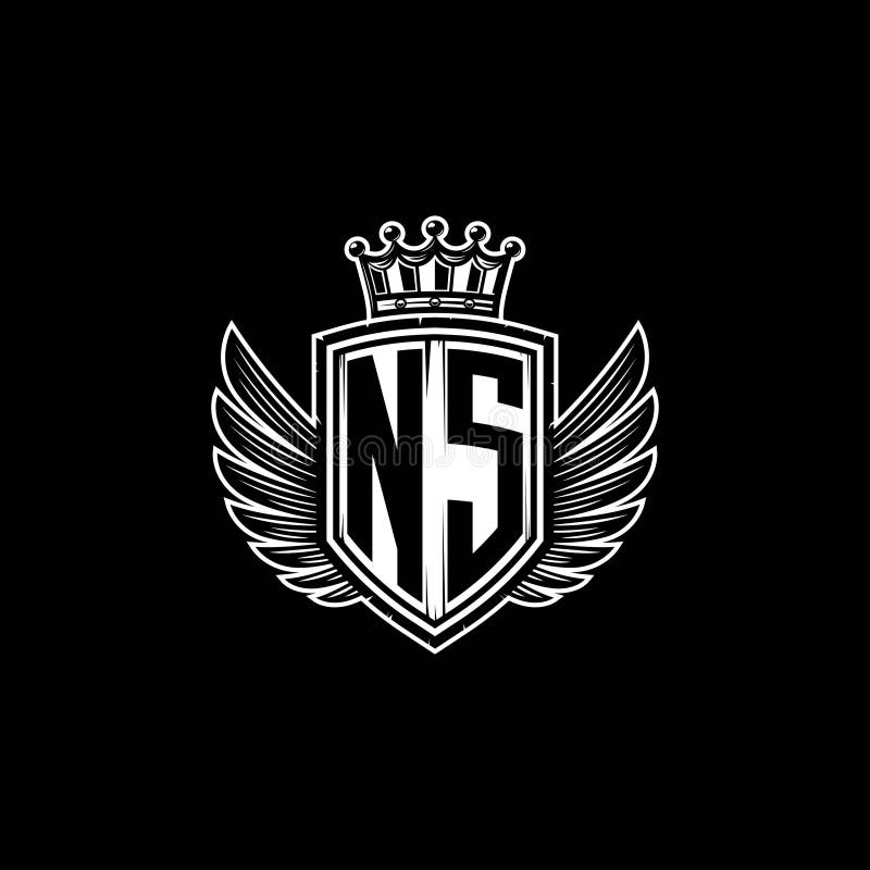 NS Logo Monogram Shield Crown Luxury Design Stock Vector - Illustration ... NS Logo Monogram Shield Crown Luxury Design Stock Vector - Illustration ...