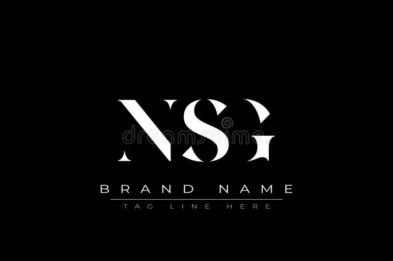 NSG Abstract Letter Logo Design Stock Vector - Illustration of logo ...