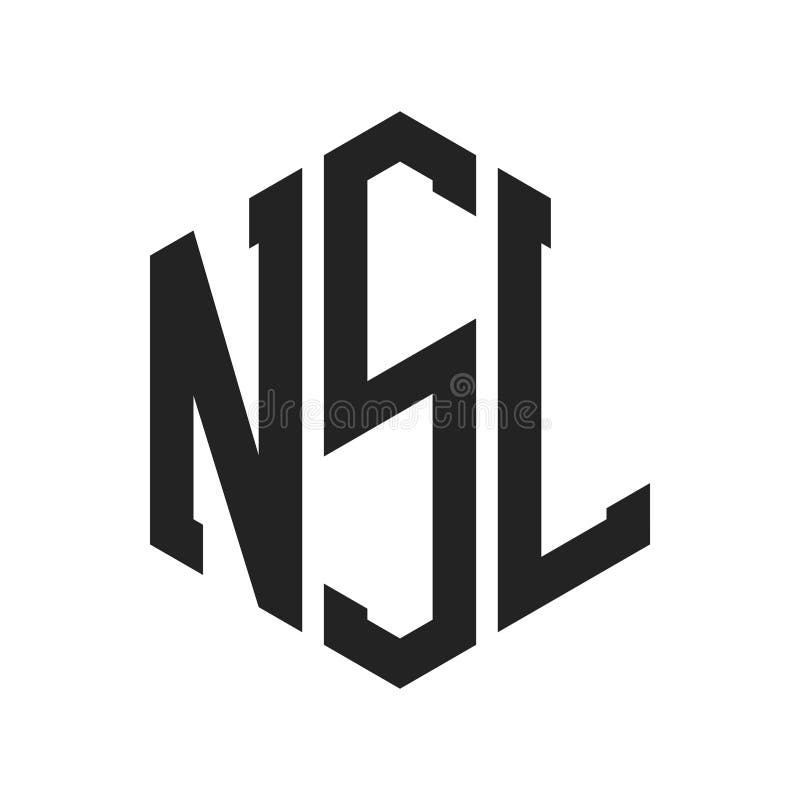 NSL Logo Design. Initial Letter NSL Monogram Logo Using Hexagon Shape ...