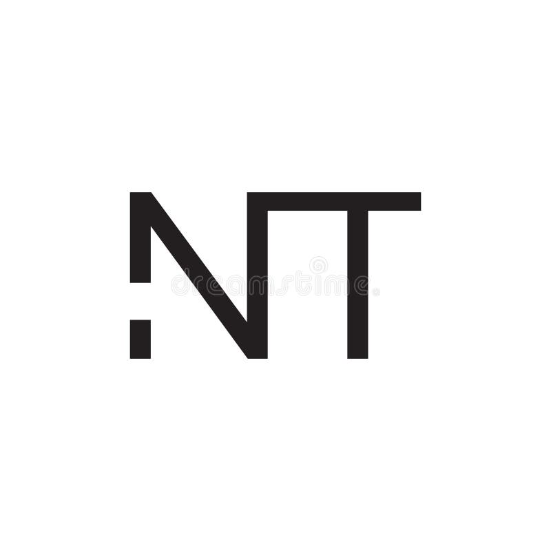 Nt Initial Letter Vector Logo Icon Stock Vector - Illustration of ...