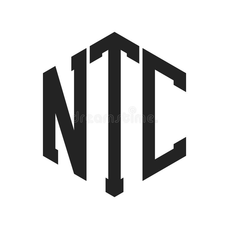 NTC Logo Design. Initial Letter NTC Monogram Logo Using Hexagon Shape ...