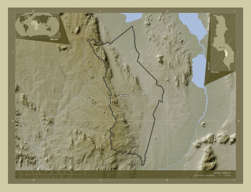 Ntcheu, Malawi. Wiki. Labelled Points of Cities Stock Illustration ...