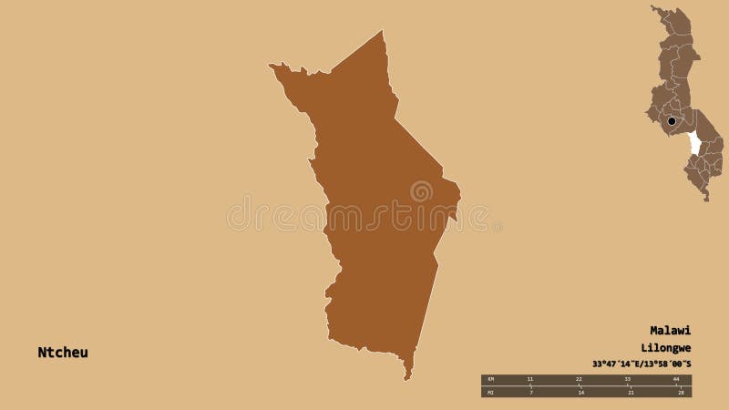 Ntcheu, District of Malawi, Zoomed. Pattern Stock Illustration ...
