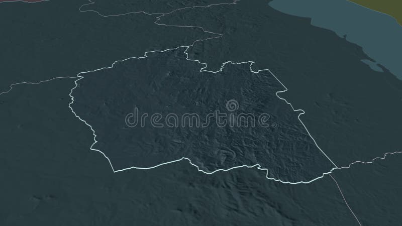 Ntchisi, Malawi - Outlined. Administrative Stock Illustration ...