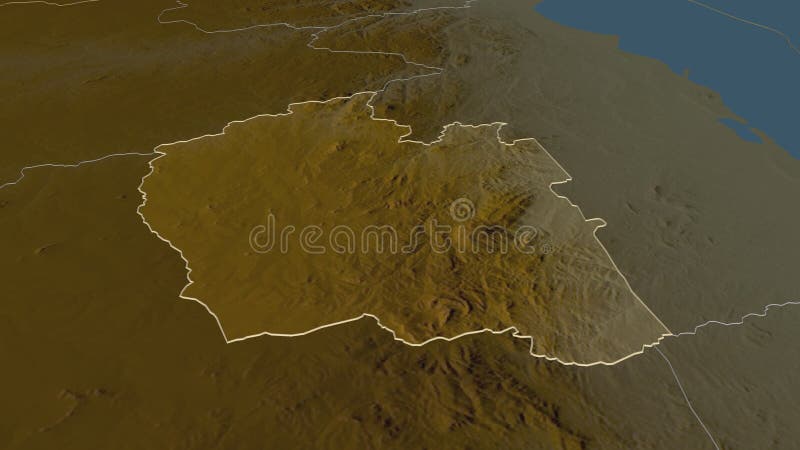 Ntchisi, Malawi - Highlighted. Administrative Stock Illustration ...