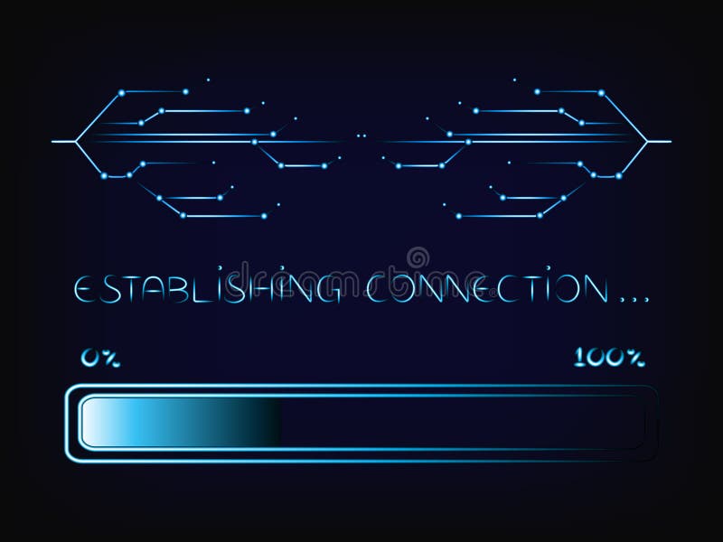 Loading Bar and Light Bulb Idea. Vector 3D Illustration Stock Vector ...