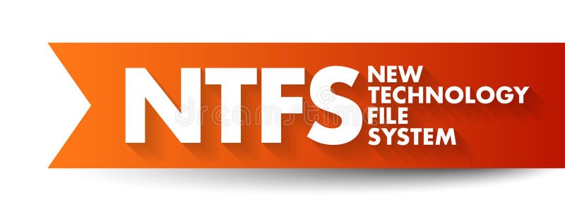 NTFS - New Technology File System Acronym, Technology Concept ...