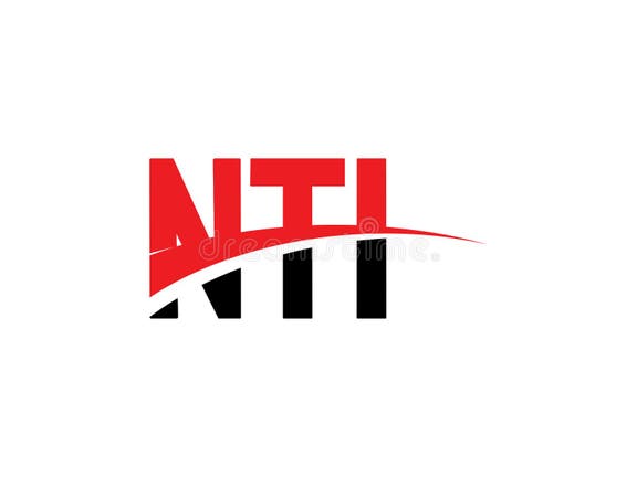 NTI Letter Initial Logo Design Vector Illustration Stock Vector ...