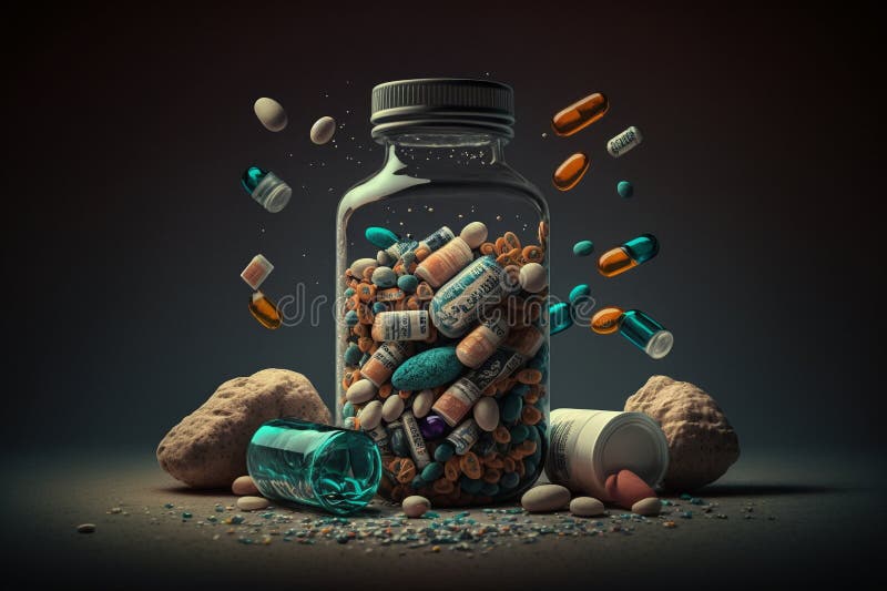 Ntibiotics, Drugs Addiction Concept. Ai Generated Stock Illustration ... Ntibiotics, Drugs Addiction Concept. Ai Generated Stock Illustration ...