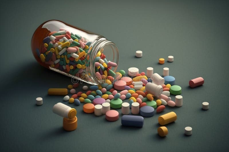 Ntibiotics, Drugs Addiction Concept. Ai Generated Stock Illustration ... Ntibiotics, Drugs Addiction Concept. Ai Generated Stock Illustration ...