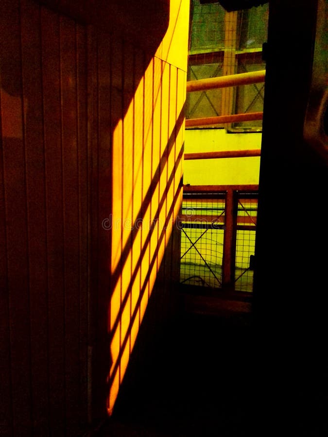 Yellow grids and light stock photo. Image of night, ntin - 169624388