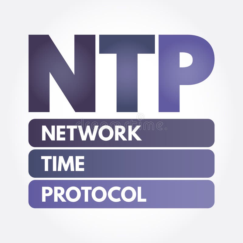 NTP - Network Time Protocol Acronym On Blackboard Stock Photo - Image ...