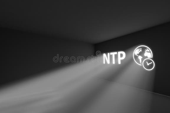 NTP Rays Volume Light Concept Stock Illustration - Illustration of ...