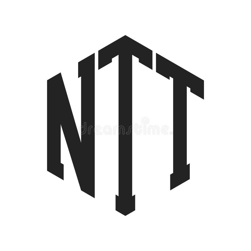 NTT Logo Design. Initial Letter NTT Monogram Logo Using Hexagon Shape ...