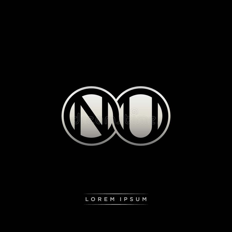 NU Initial Letter Linked Circle Capital Monogram Logo Modern Template ...