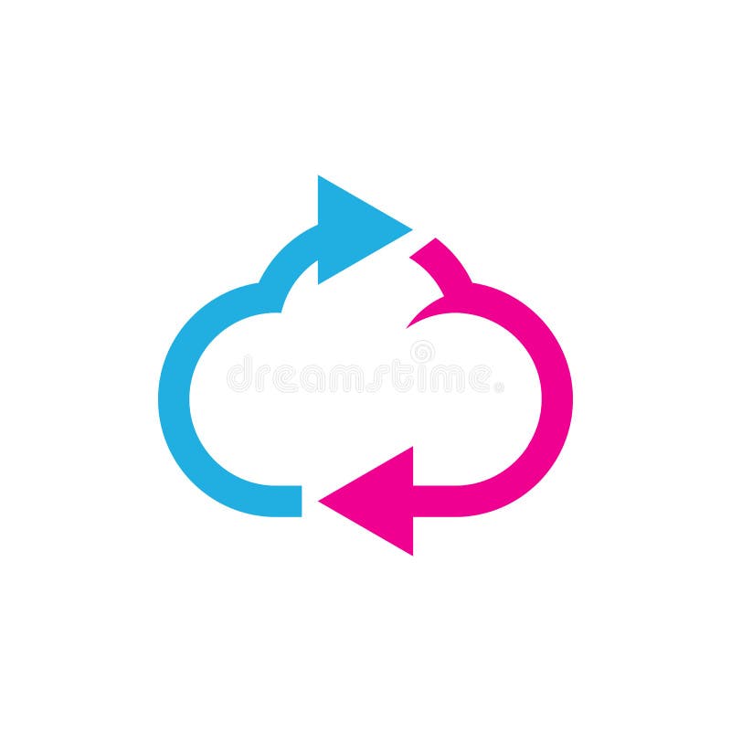 Base De Données Logo Icon Design De Transfert Illustration de Vecteur ...