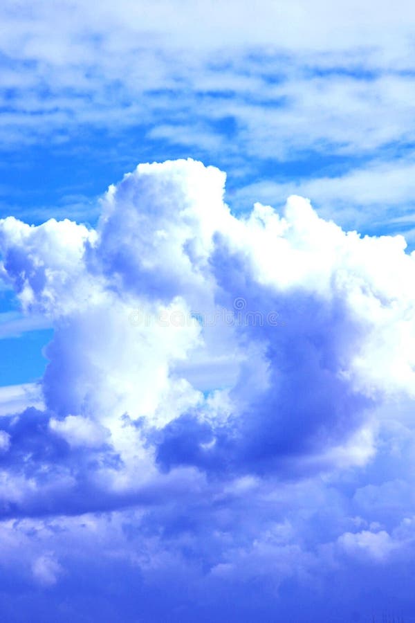 Nube azul foto de archivo. Imagen de superficies, justo - 87636
