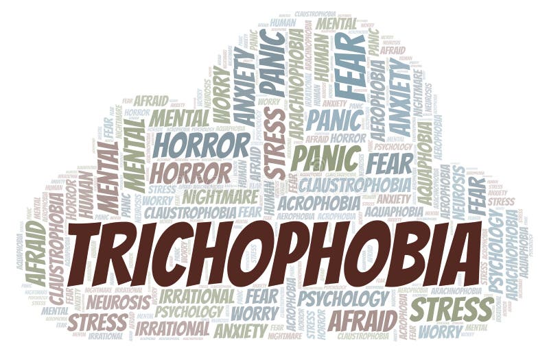 Nube De La Palabra De Trichophobia Stock de ilustración - Ilustración ...