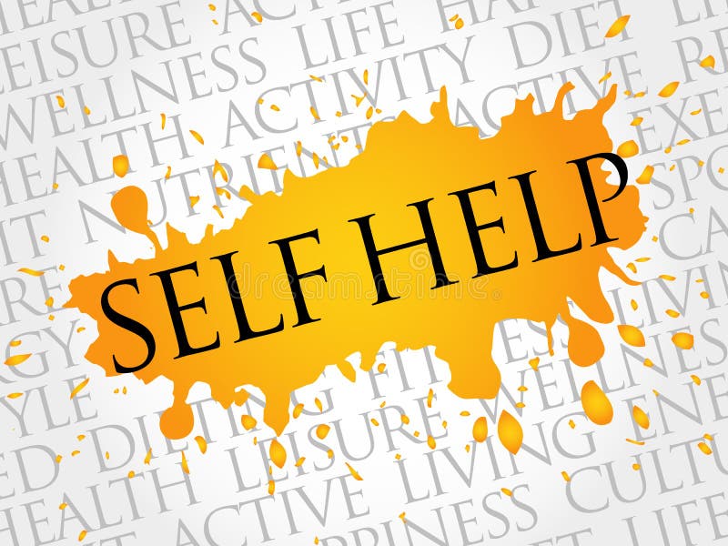 Nube De Palabras De Autoayuda Stock de ilustración - Ilustración de ...