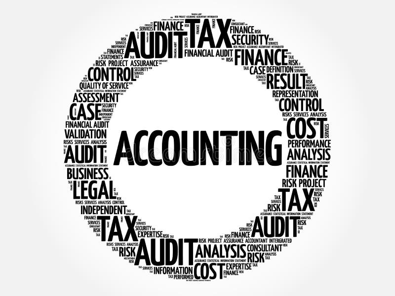 Nube De Palabras De Contabilidad Stock de ilustración - Ilustración de ...