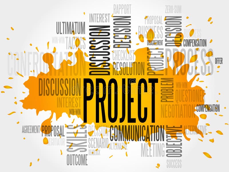 Palabra Del Proyecto En El Gancho De Leva Del Lavadero Foto de archivo ...