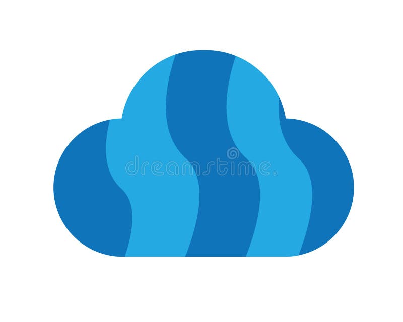 Nube Logo Template ilustración del vector. Ilustración de servidor ...