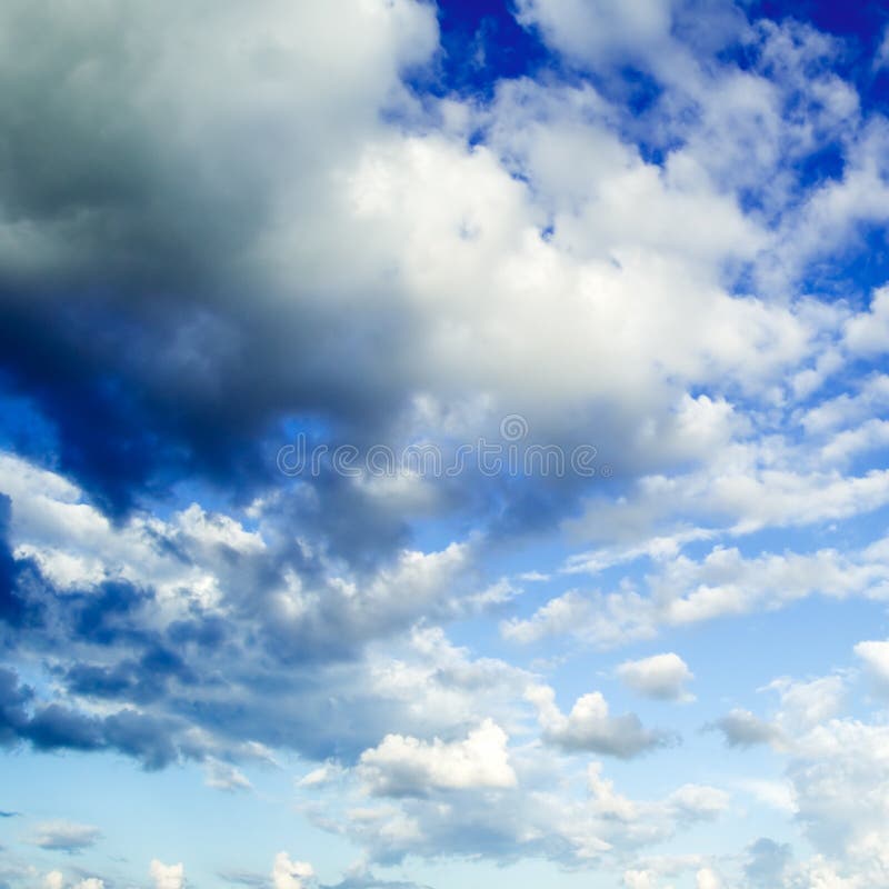 Nubes blancas imagen de archivo. Imagen de ozono, azul - 4029817