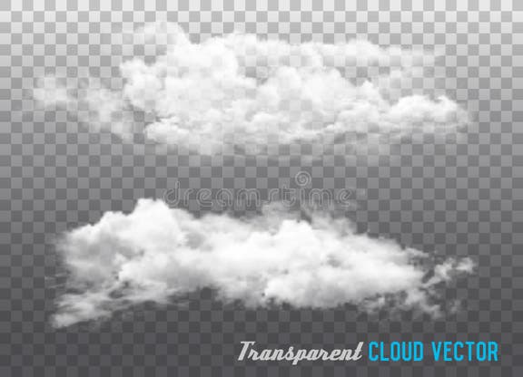 Nubes transparentes ilustración del vector. Ilustración de ambiente ...