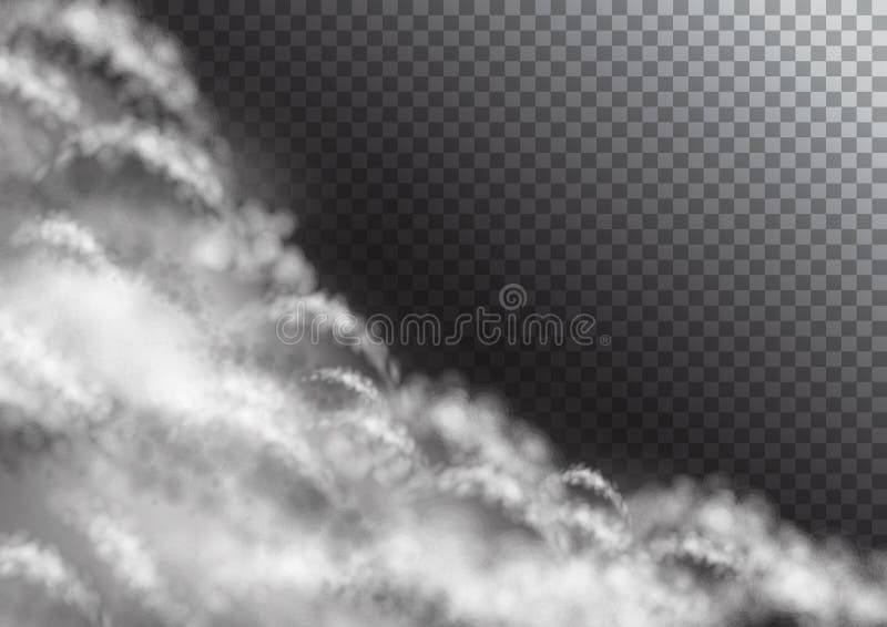 Nubes Transparentes Del Vector Ilustración del Vector - Ilustración de ...