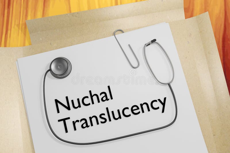 Nuchal Translucency Concept Stock Illustration - Illustration of ...
