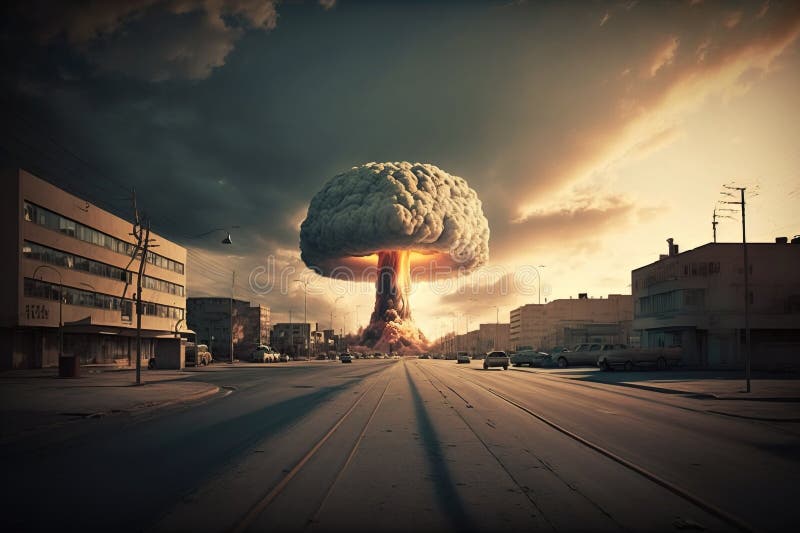 Atomic Explosion Ai Generated Stock Illustrations – 429 Atomic ...