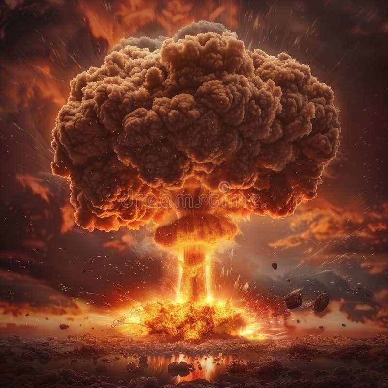 Nuclear Bomb Explosion, Nuclear Mushroom, Atomic Cloud, Nuclear ...