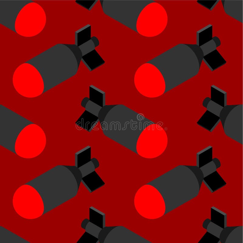 Nuclear Bomb Isolated. Torpedo Bombshell Stock Vector - Illustration of ...