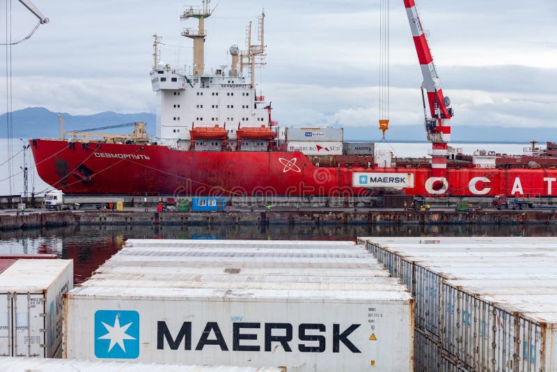 Nuclear container ship editorial stock image. Image of commercial ...